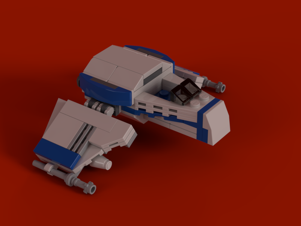LEGO MOC New Republic E-wing Microfighter by Xenonitis | Rebrickable ...