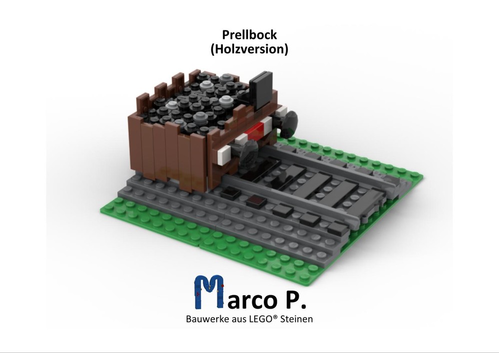 LEGO MOC Prellbock (Holzversion) by Marco_P. | Rebrickable - Build with ...