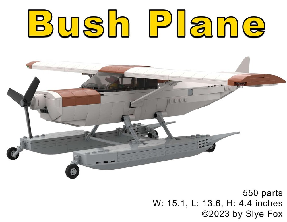LEGO MOC Bush Plane by SlyeFox44 | Rebrickable - Build with LEGO