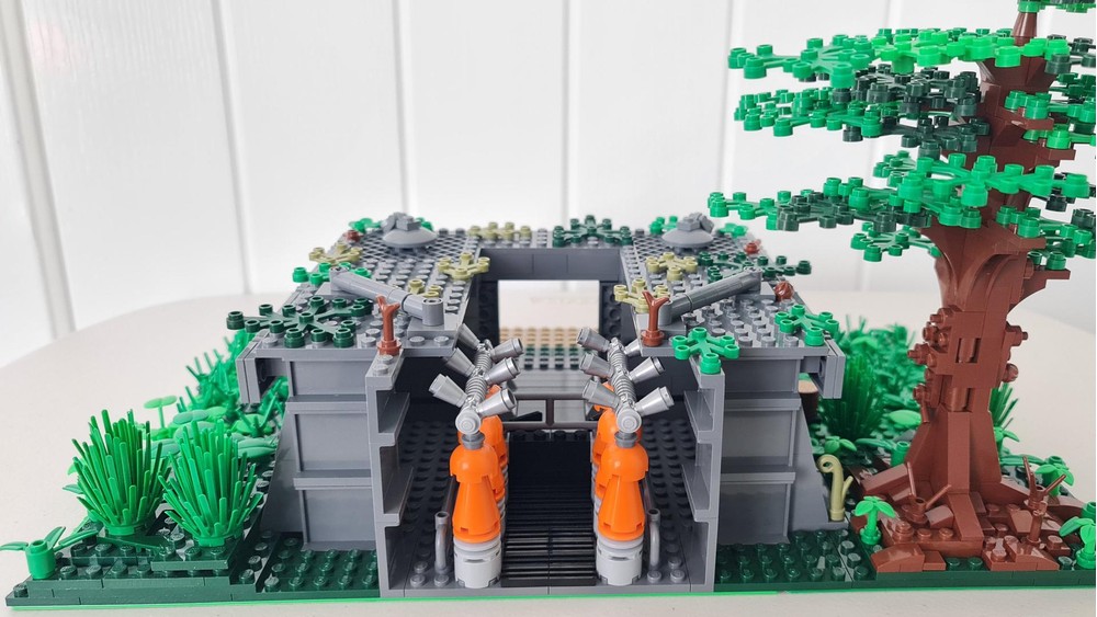 Lego Moc Endor Bunker By Renegade369 Rebrickable Build With Lego