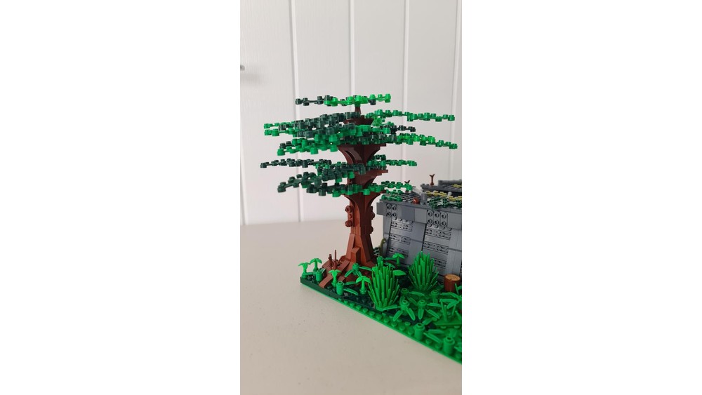 Lego Moc Endor Bunker By Renegade369 Rebrickable Build With Lego