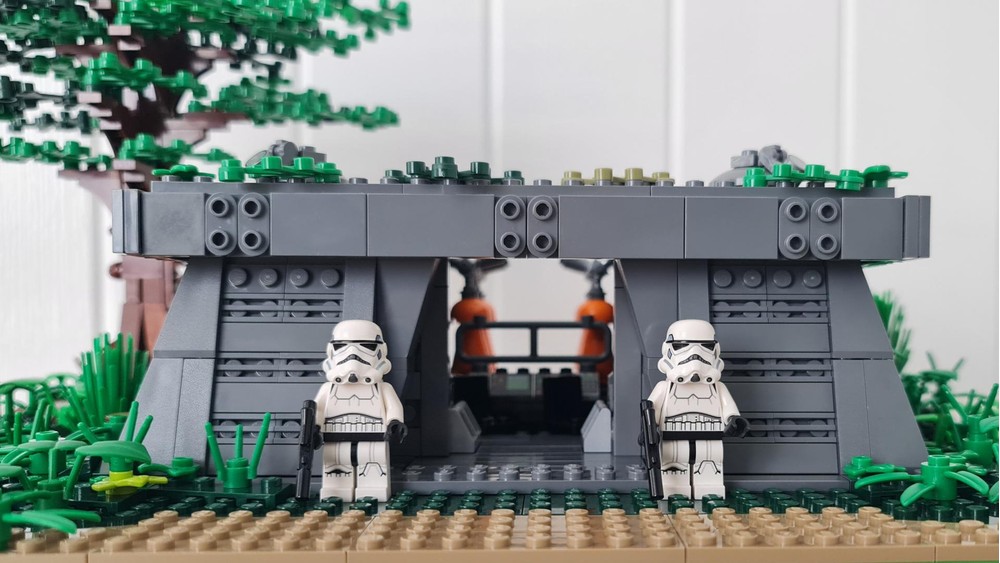 Lego Moc Endor Bunker By Renegade369 Rebrickable Build With Lego