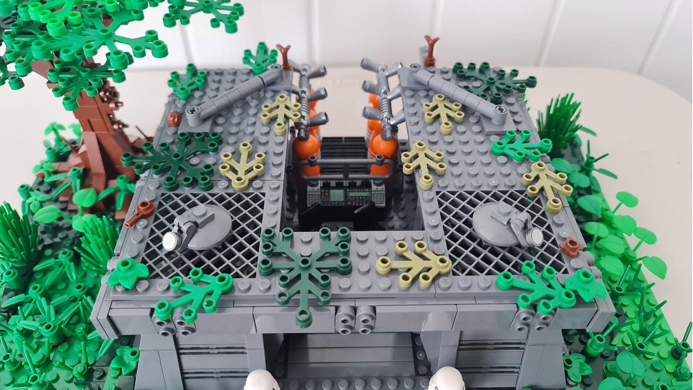 Lego Moc Endor Bunker By Renegade369 Rebrickable Build With Lego