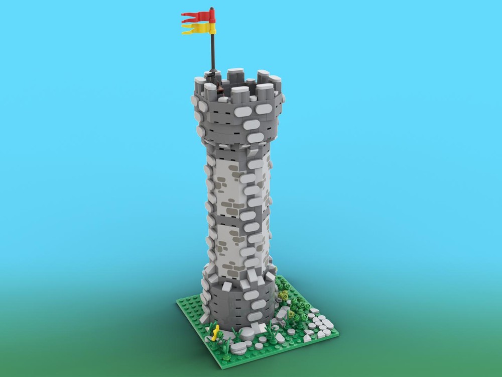 LEGO MOC Stone Tower - with 9 stud diameter base by Thomus_Bean ...