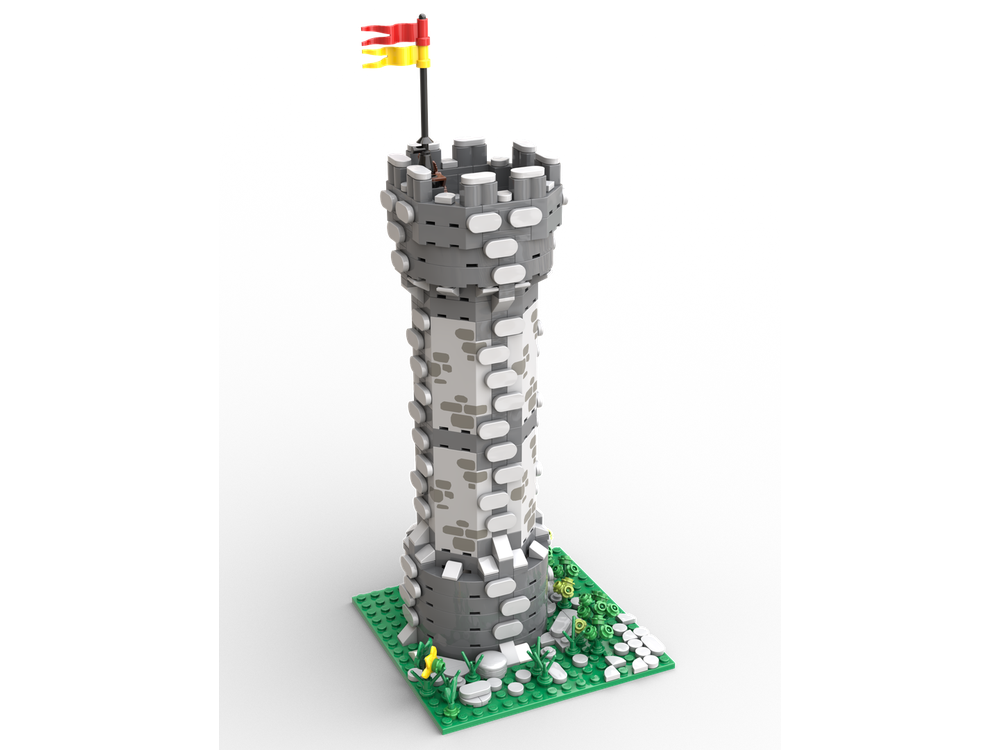 LEGO MOC Stone Tower - with 9 stud diameter base by Thomus_Bean ...