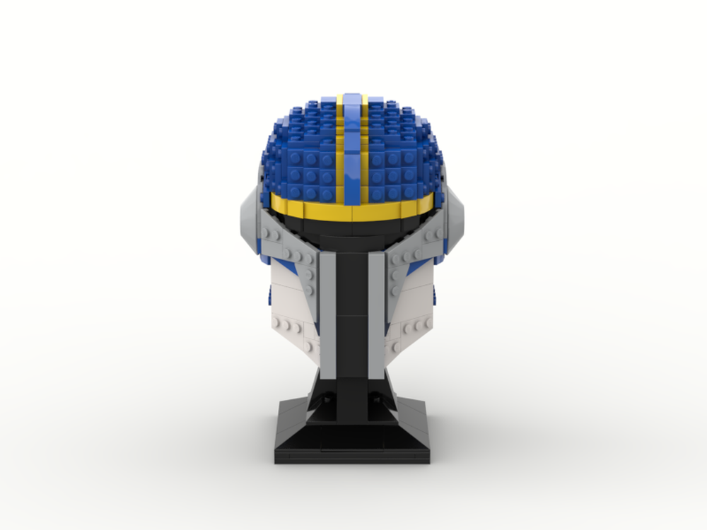 LEGO MOC Fenn Rau Helmet by BWHarper | Rebrickable - Build with LEGO