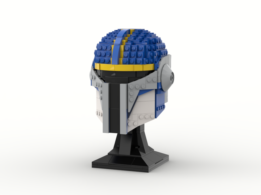 Lego Moc Fenn Rau Helmet By Bwharper Rebrickable Build With Lego