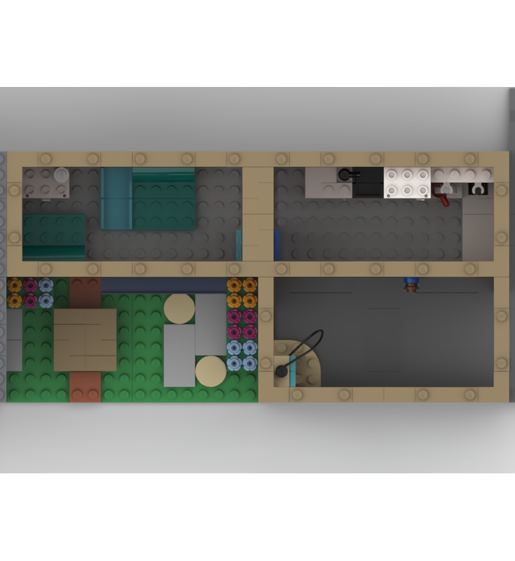 LEGO MOC Family House and Electric Car Remake by Mocker | Rebrickable ...