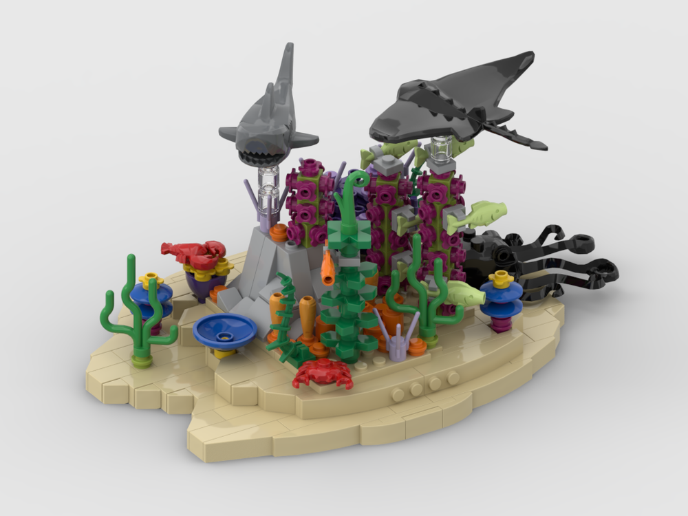 LEGO MOC Coral Reef #1 by gabizon | Rebrickable - Build with LEGO