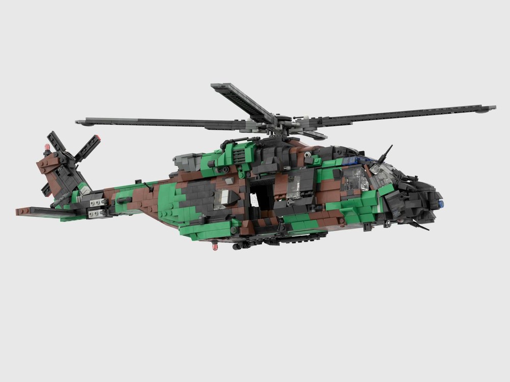 LEGO MOC NHIndustries NH-90 Tactical Transport Helicopter (French Army ...