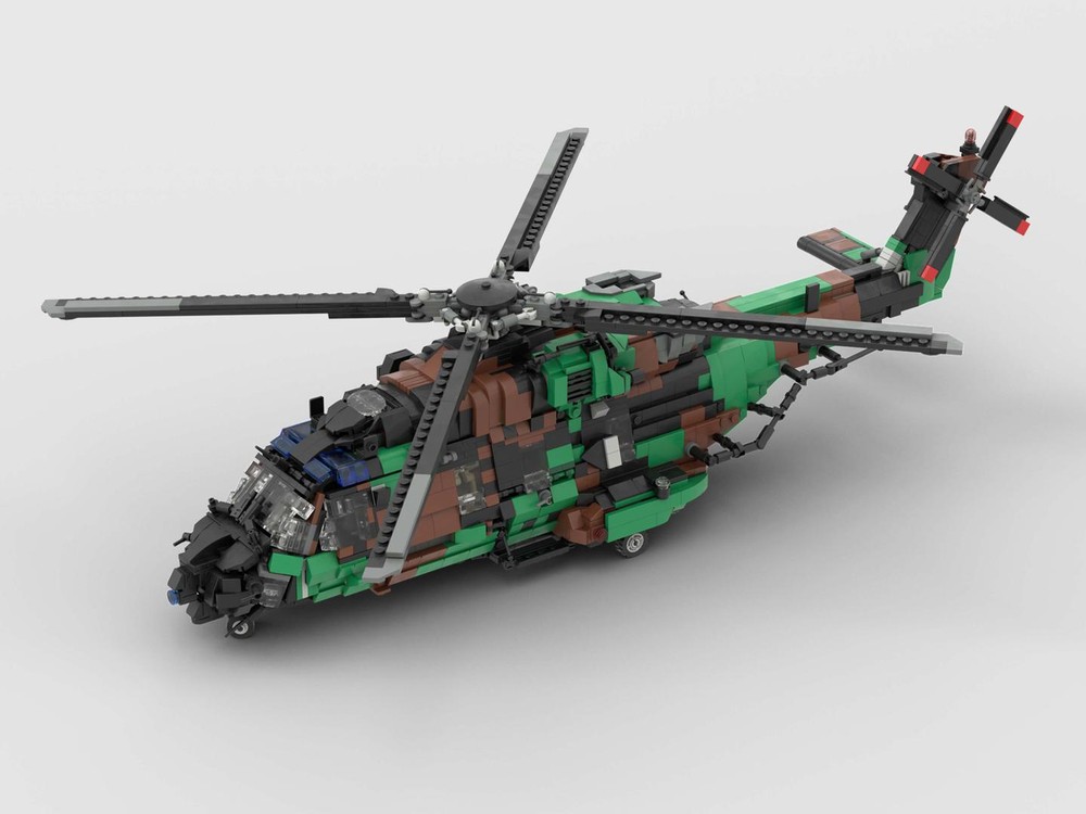 LEGO MOC NHIndustries NH-90 Tactical Transport Helicopter (French Army ...