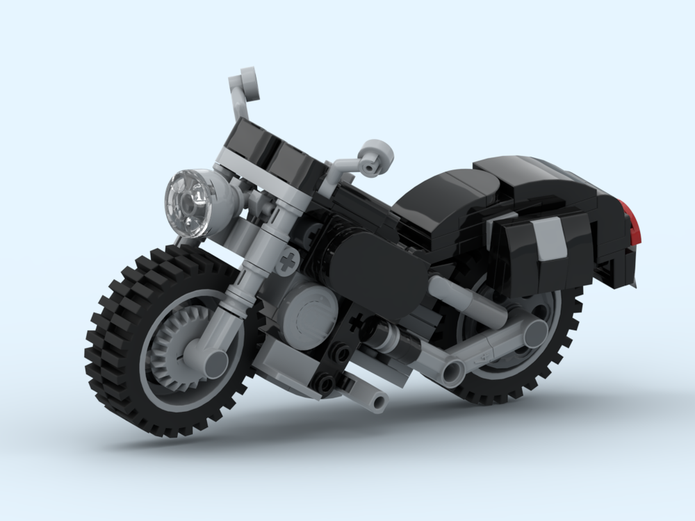 LEGO MOC-155632 Harley Davidson Fatboy - 31135 Modification by ...