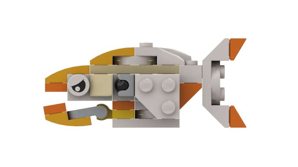 LEGO MOC 30571 Angry fish by VoxelGuy | Rebrickable - Build with LEGO