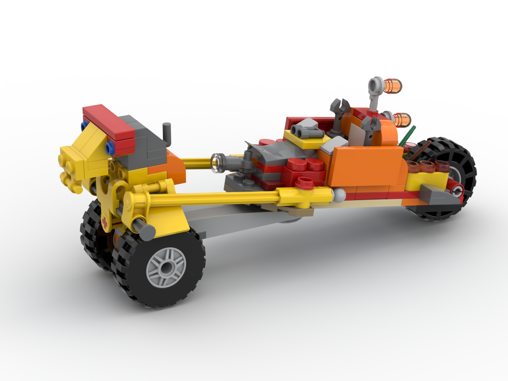 LEGO MOC 70823 - Beast and Carriage by Stoeptegel | Rebrickable - Build ...
