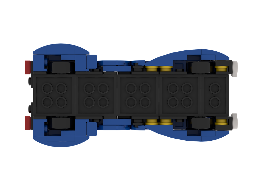 LEGO MOC Retro Futuristic Flying Cabriolet by SomeDude | Rebrickable ...