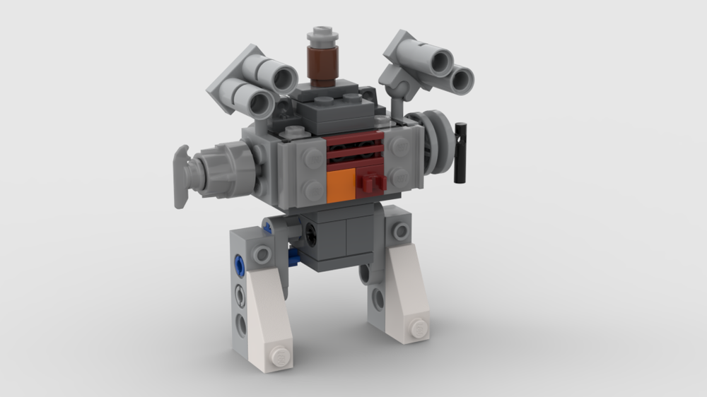 Lego Moc Small Robot By T53k Rebrickable Build With Lego
