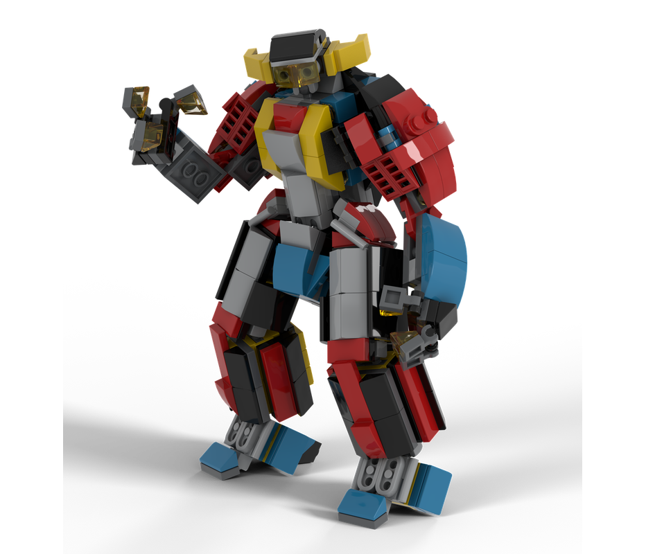 LEGO MOC Super-Robot³ by re-creator | Rebrickable - Build with LEGO
