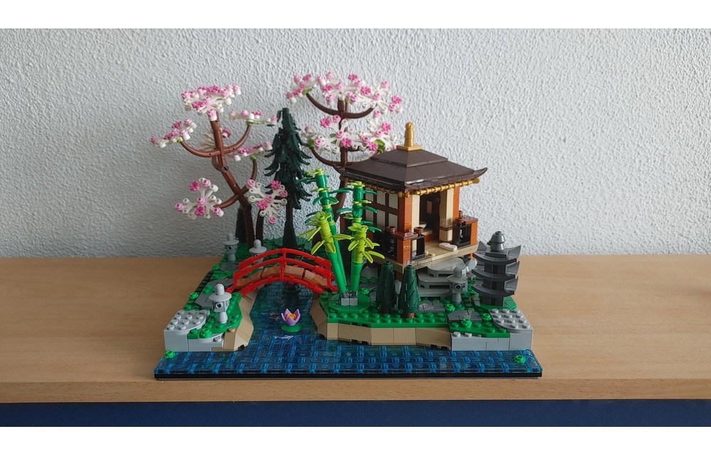 Lego Moc Tranquil Garden Ninjago City Expansionmodular Mod Of