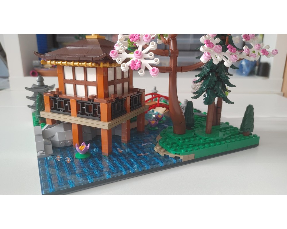 Lego Moc Tranquil Garden Ninjago City Expansionmodular Mod Of