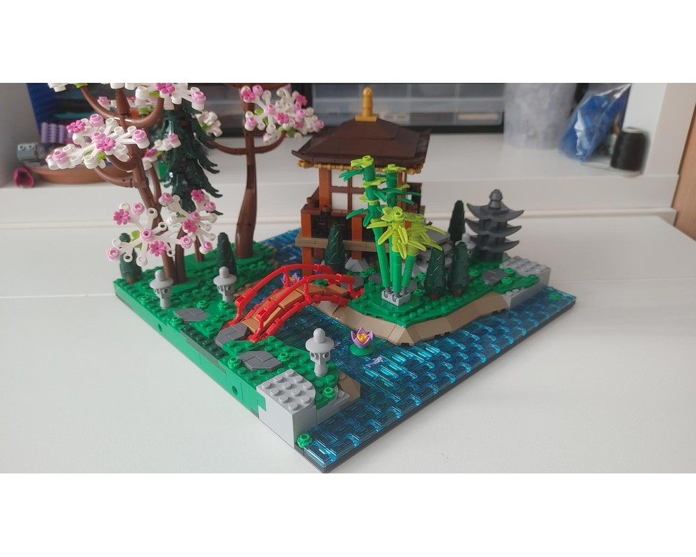 Lego Moc Tranquil Garden Ninjago City Expansionmodular Mod Of