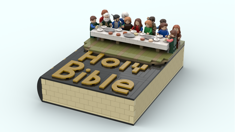 LEGO MOC The Holy Bible The Last Supper by legoalfactotum | Rebrickable - Build with LEGO