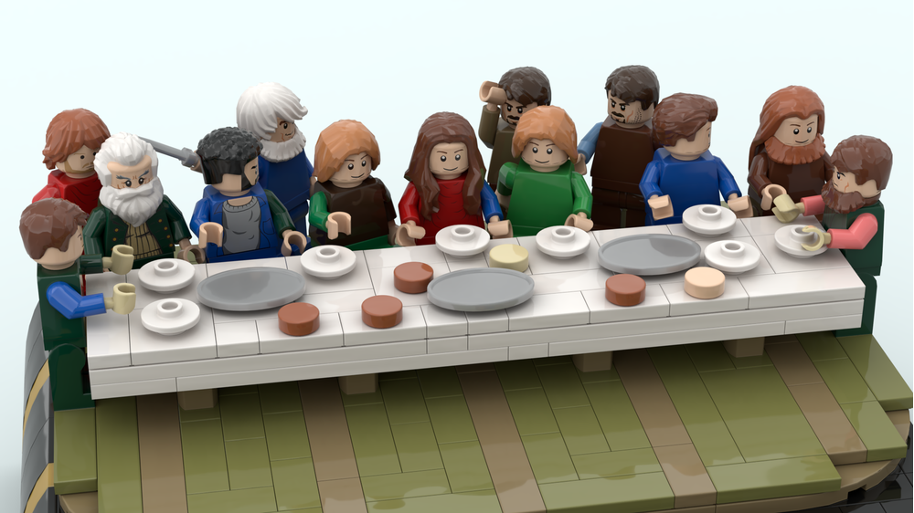 LEGO MOC The Holy Bible The Last Supper by legoalfactotum | Rebrickable ...