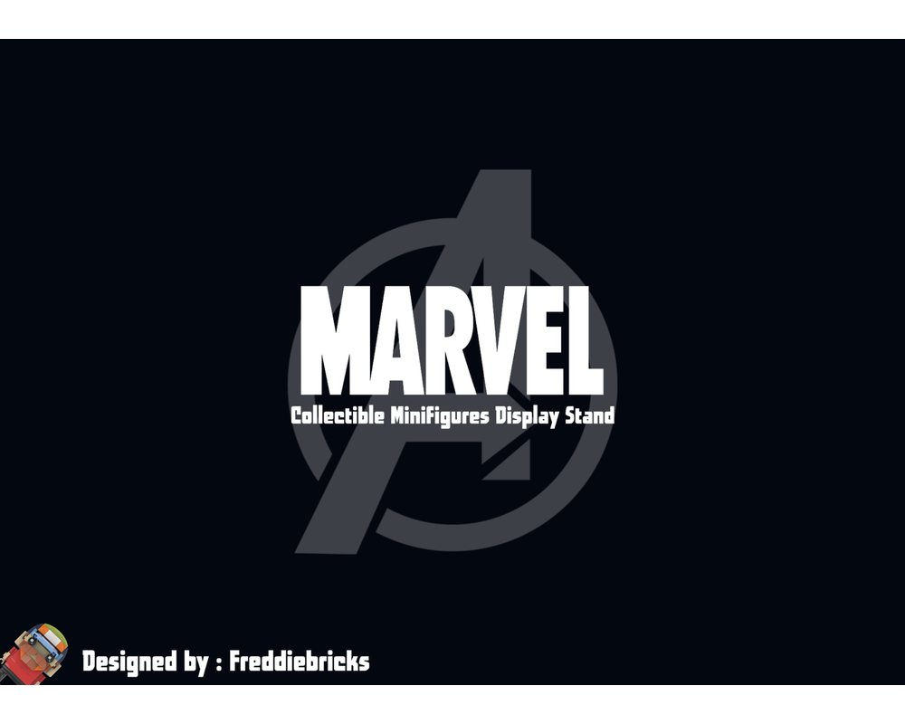 LEGO MOC Marvel CMF - Minifigures Display Stand by freddiebricks-mocs ...