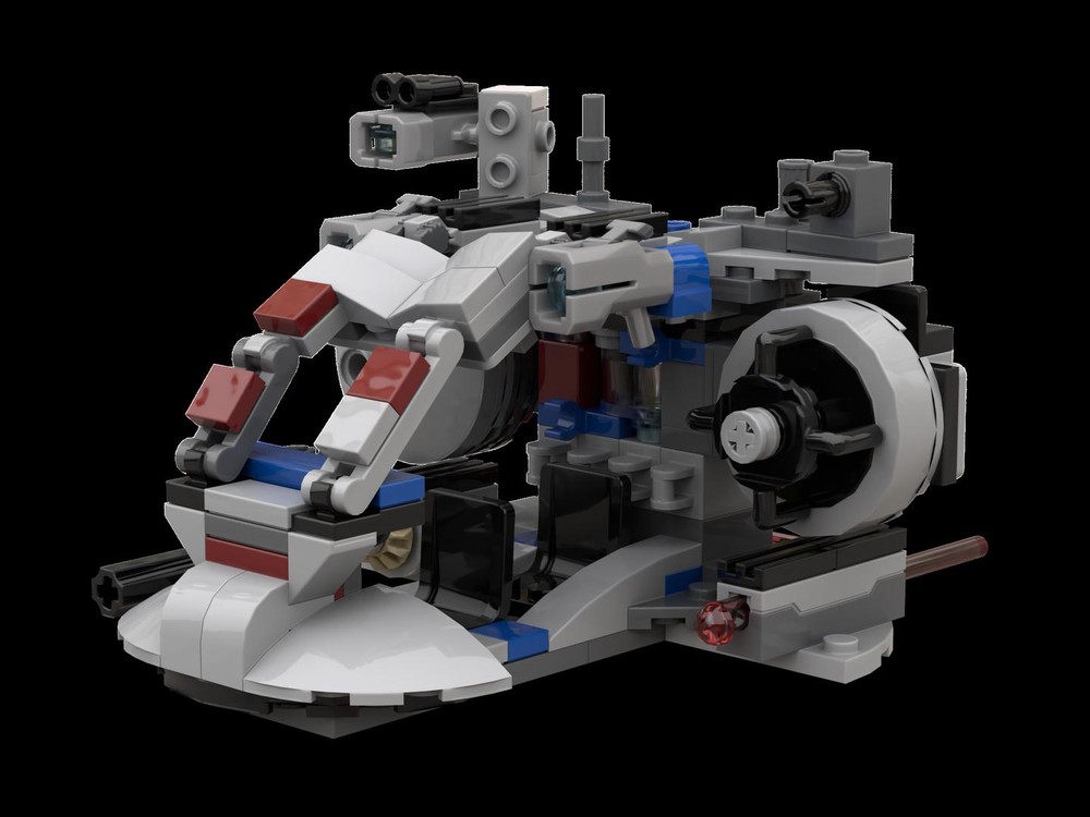 LEGO MOC Republic Scout Speeder 75345 + 75359 by NicsMocs | Rebrickable ...