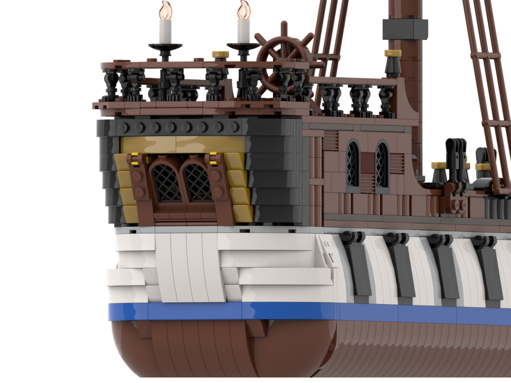 LEGO MOC Merchant Ship by Huebre | Rebrickable - Build with LEGO