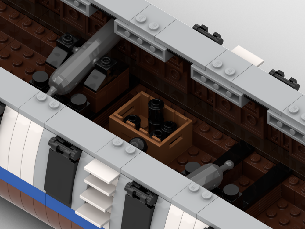 LEGO MOC Merchant Ship by Huebre | Rebrickable - Build with LEGO