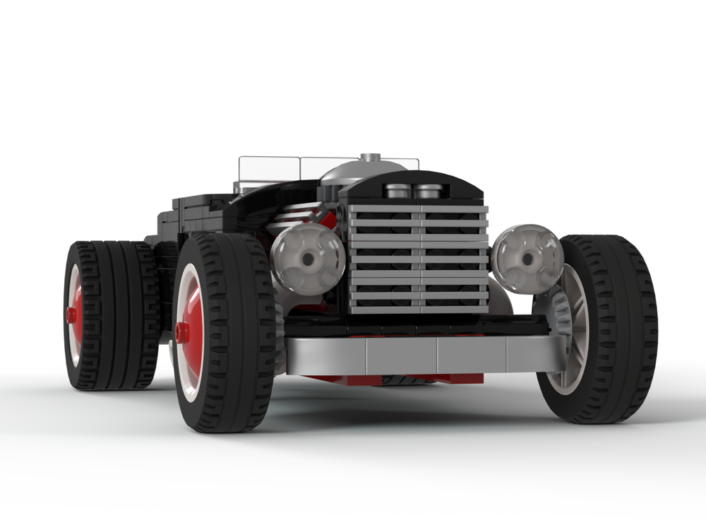 Lego Moc Classic Hot Rod By Linse Rebrickable Build With Lego