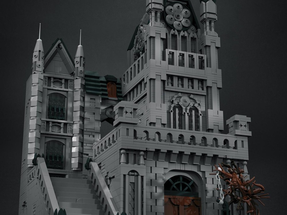 Lego Moc The Streets Of Yharnam By Adnorrel Rebrickable Build With Lego
