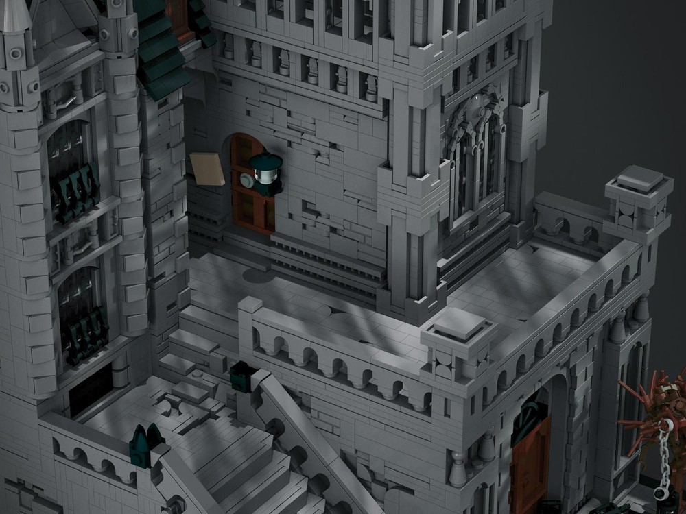 Lego Moc The Streets Of Yharnam By Adnorrel Rebrickable Build With Lego