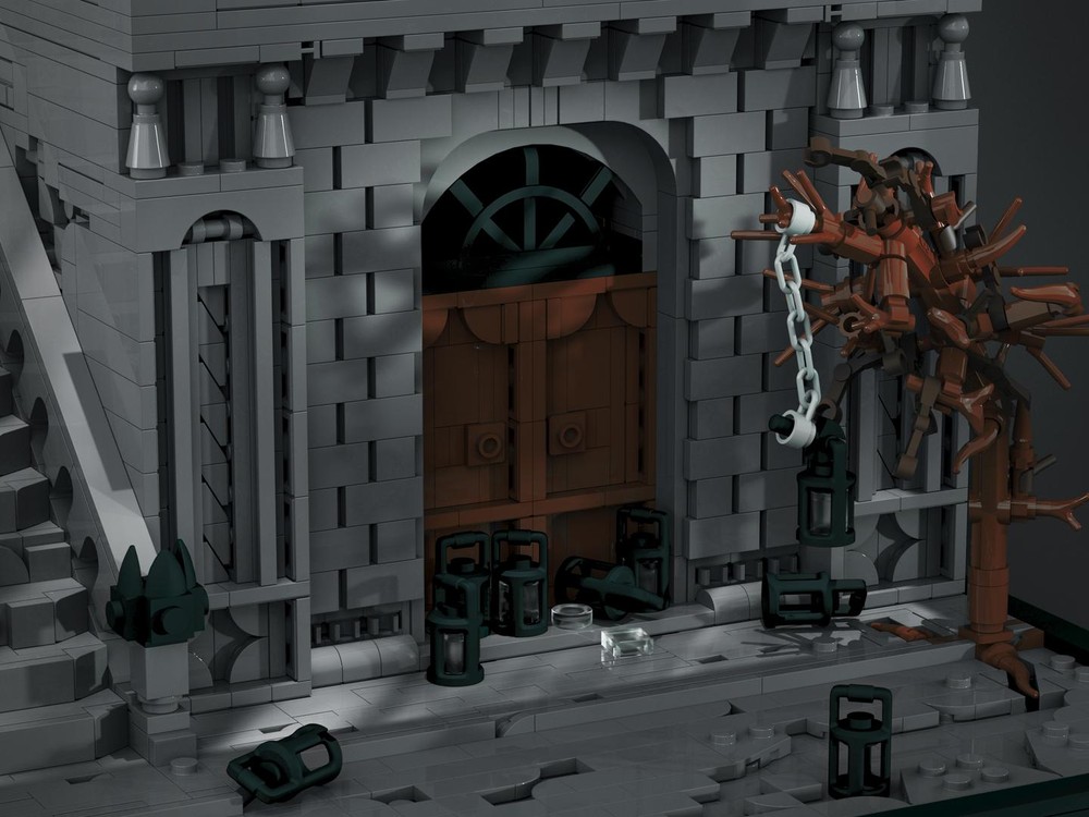 Lego Moc The Streets Of Yharnam By Adnorrel Rebrickable Build With Lego