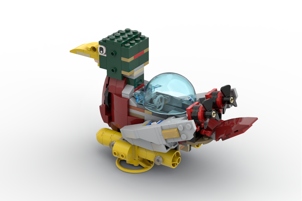 LEGO MOC 31130 Duck Submarine by Nequmodiva | Rebrickable - Build with LEGO