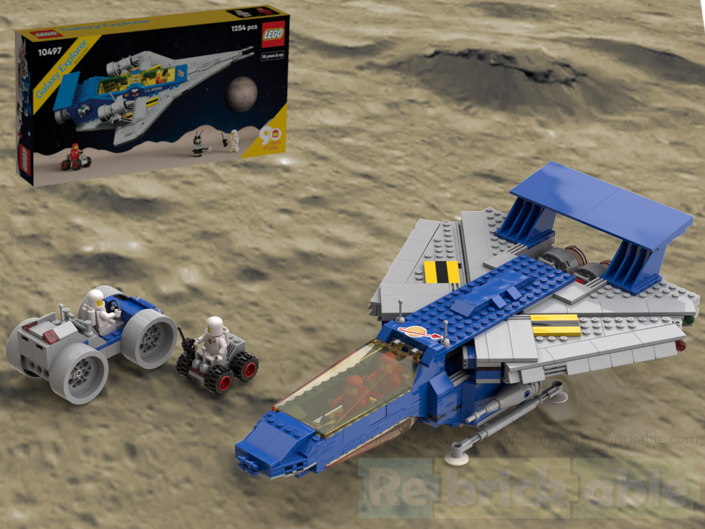 LEGO MOC Galaxy Swing-Wing Sprinter from 10497 Galaxy Explorer by ...