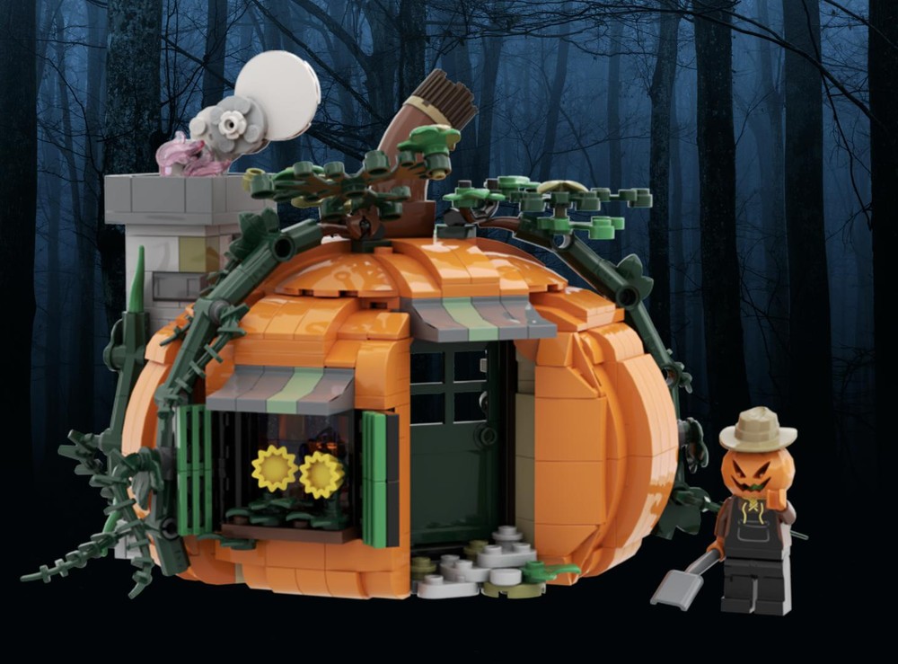 LEGO MOC Autumn Village: the Pumpkin House by Ploopis | Rebrickable ...