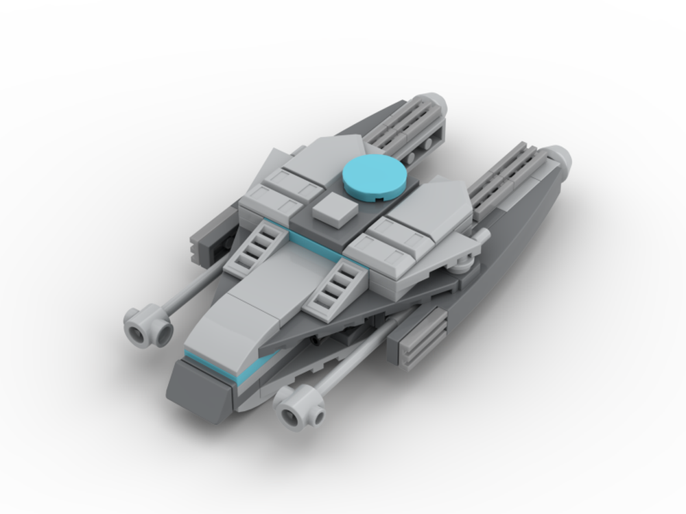 LEGO MOC Galicaarian Sword-DP4 Frigate (Mini-Scale) by SkornHammer ...