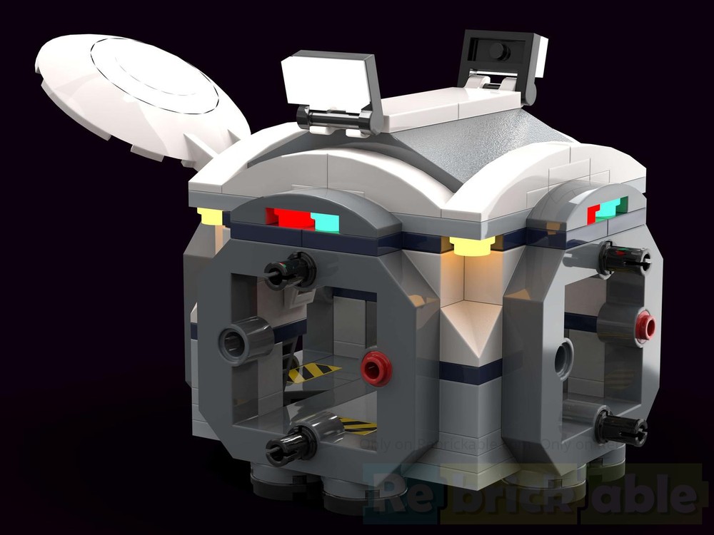 Lego Moc Lunar Research Base Connector Module Space Expansion By