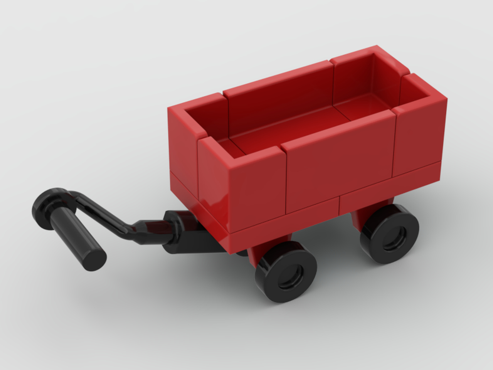 LEGO MOC Radio Flyer Wagon by DonutFilms | Rebrickable - Build with LEGO