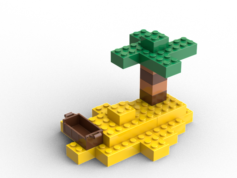 LEGO MOC Small treasure island by Swerix | Rebrickable - Build with LEGO
