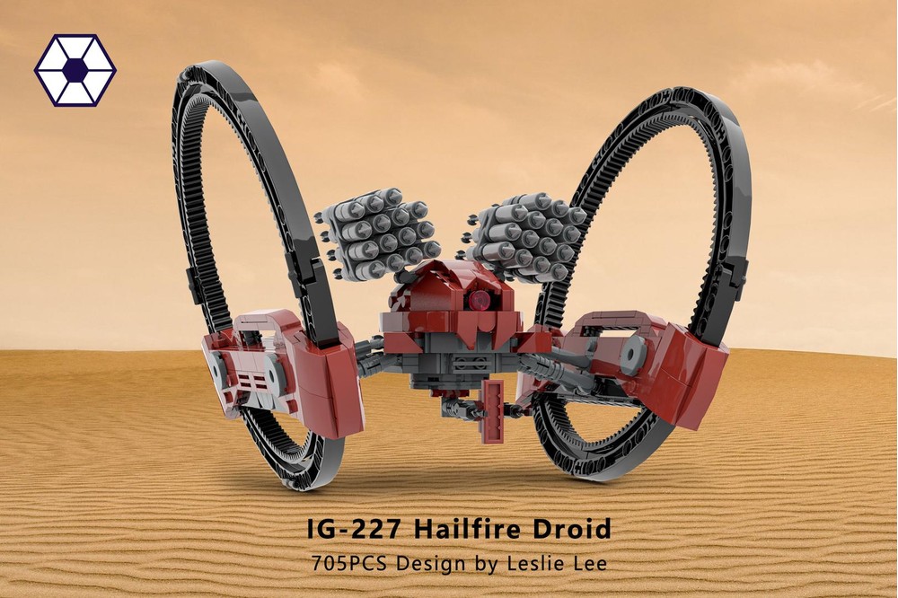 Lego Moc Ig 227 Hailfire Droid By Leslielee Rebrickable Build With Lego