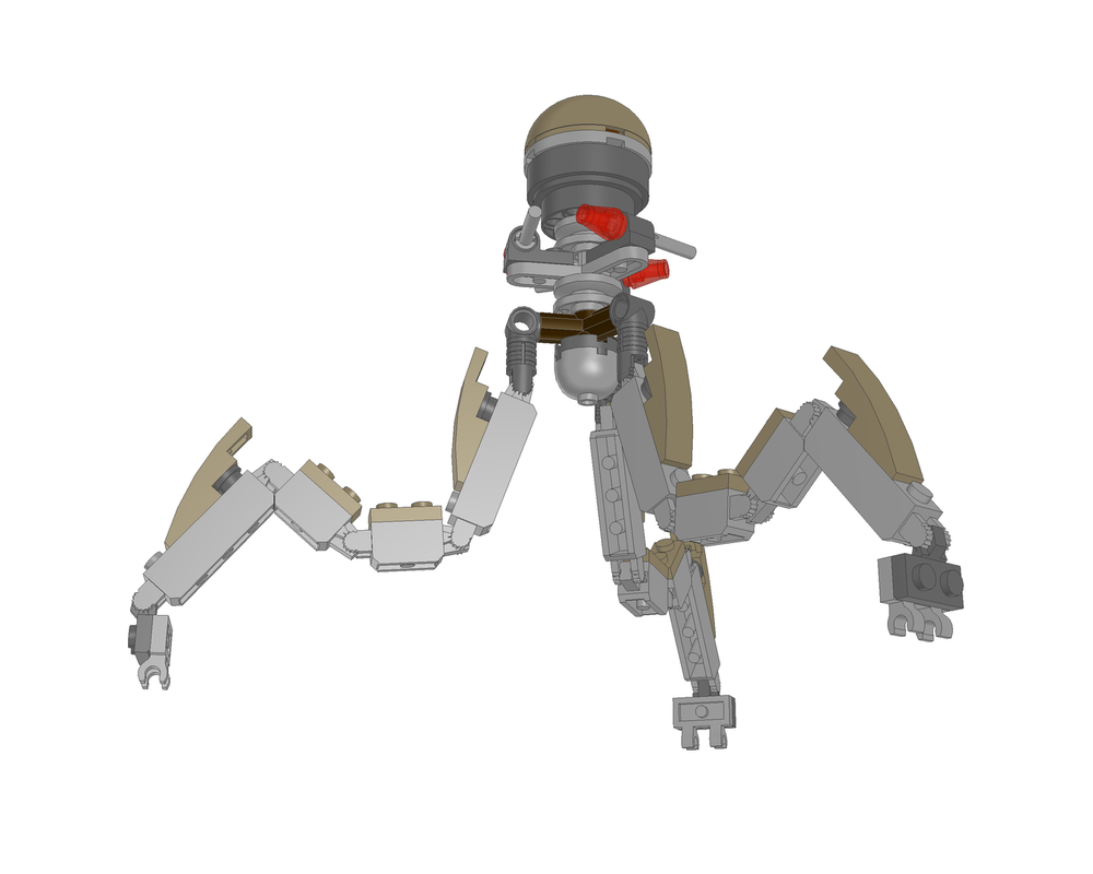 Lego Moc Octuptarra Tri Droid By Jackman26s Rebrickable Build With Lego