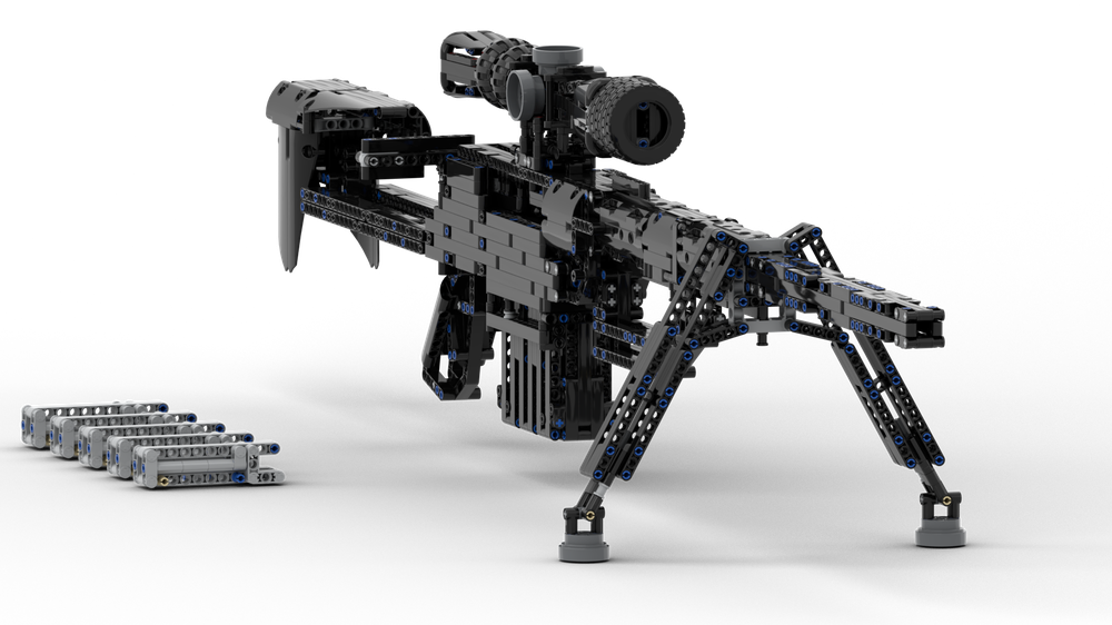 LEGO MOC sniper Cheytac M200 by RomAuLait | Rebrickable - Build with LEGO