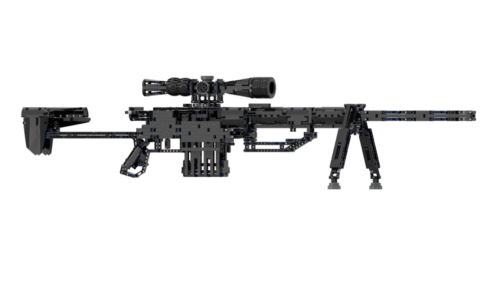 Lego Moc Sniper Cheytac M200 By Romaulait Rebrickable Build With Lego