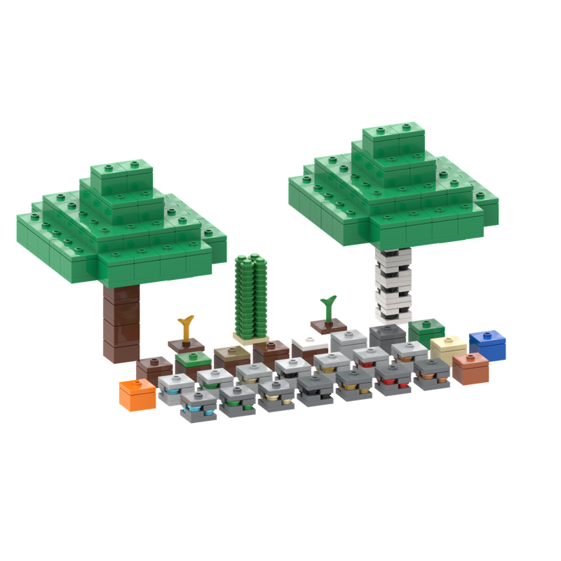 LEGO MOC Overworld Blocks by LegacyLego | Rebrickable - Build with LEGO