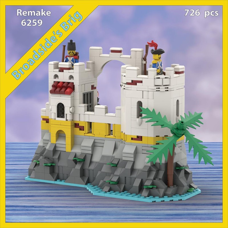 LEGO MOC 6259 Broadside's Brig Remake by COLEMANTREBORBESTJEDITOHAVEEVE ...