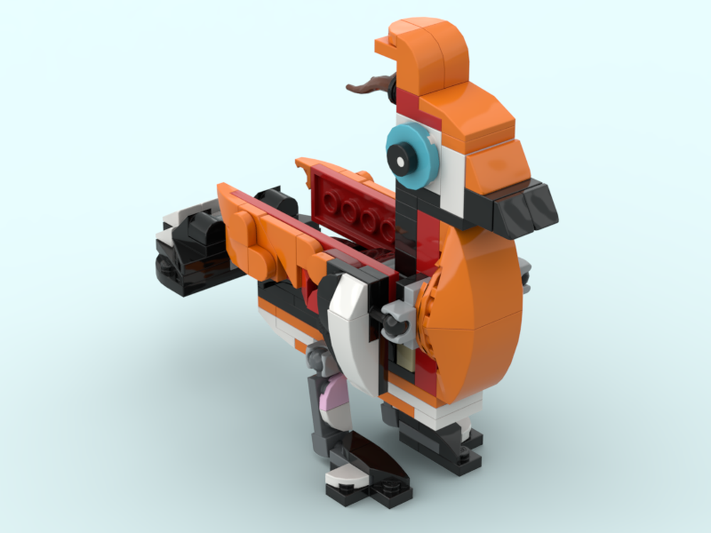 LEGO MOC 31129 Hoatzin by Pikminfan67 | Rebrickable - Build with LEGO