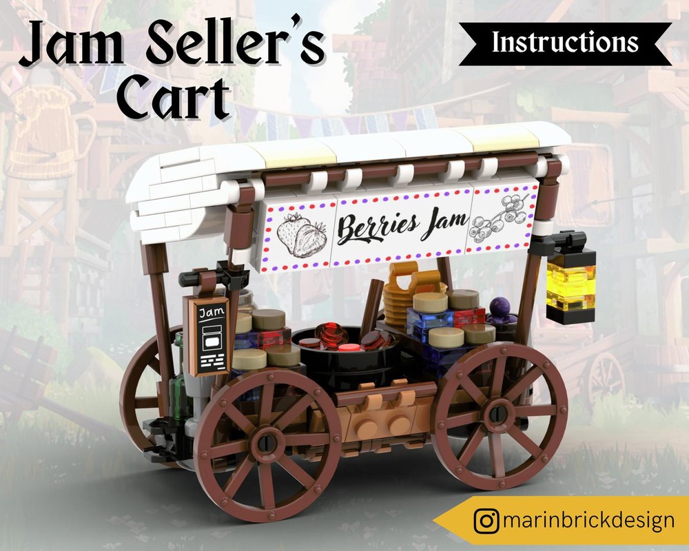 LEGO MOC Jam Seller's Cart - Lego Castle Medieval Moc by ...