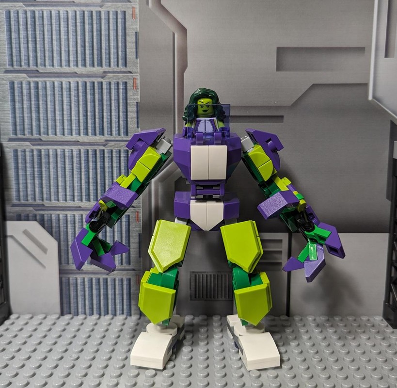 LEGO MOC She-Hulk Mech Armor by Bricks and Capes | Rebrickable - Build ...